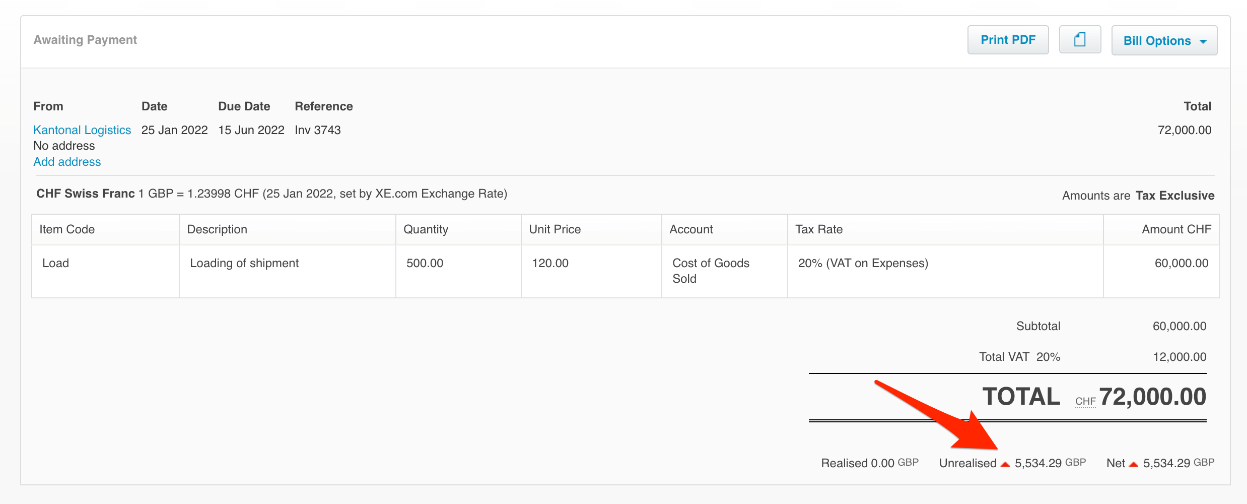 Foreign currency gains and losses in Xero explained
